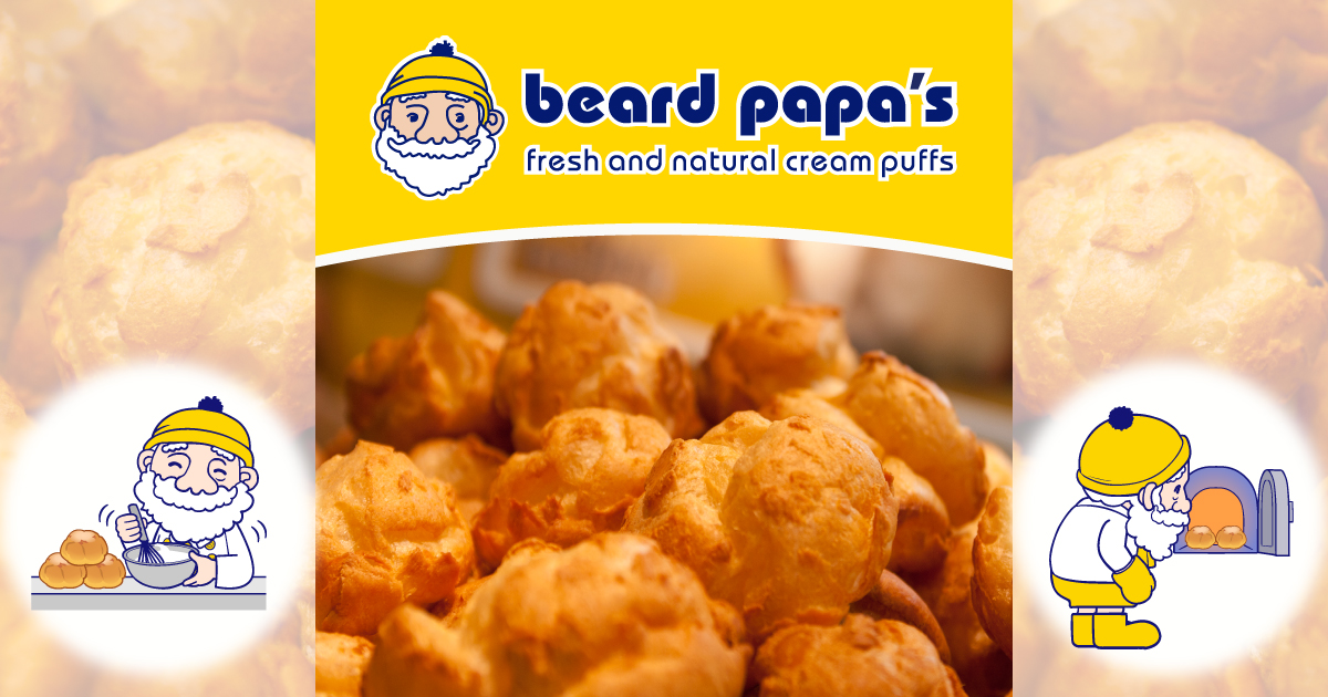 beardpapa's fresh'n natural cream puffs